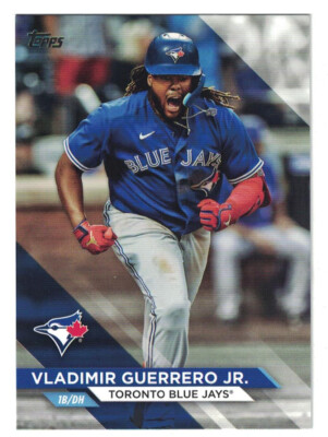 Vladimir Guerrero Jr Toronto Blue Jays Topps Flagship Baseball Card #63 ...