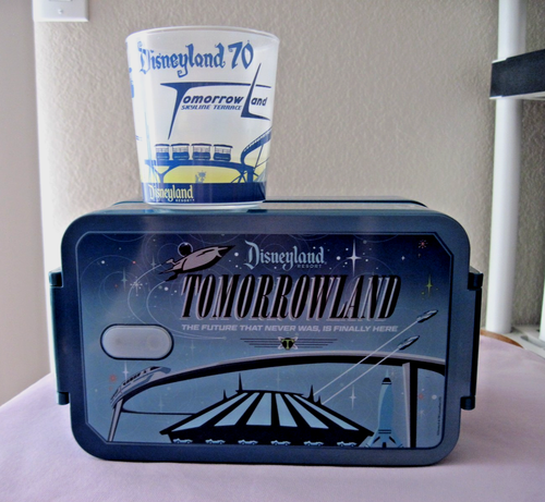 Disneyland Cup Tomorrowland Skyline Terrace Bento Box Disney 70th ...
