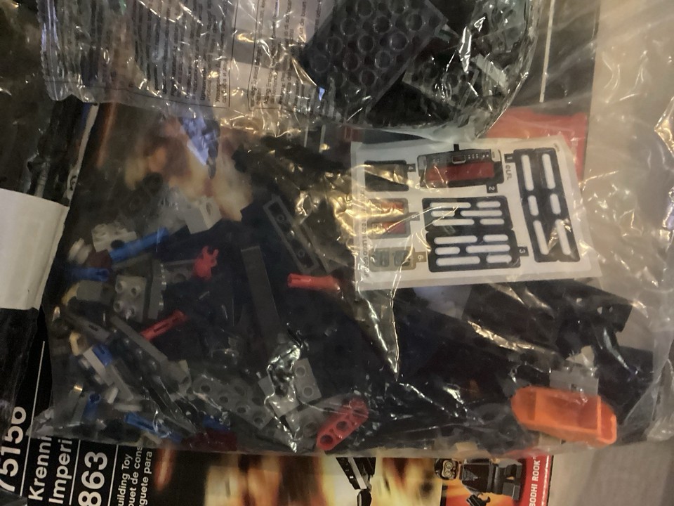 Lego Star Wars Incomplete Sets 75337/75156 Mostly Sealed w Instructions ...