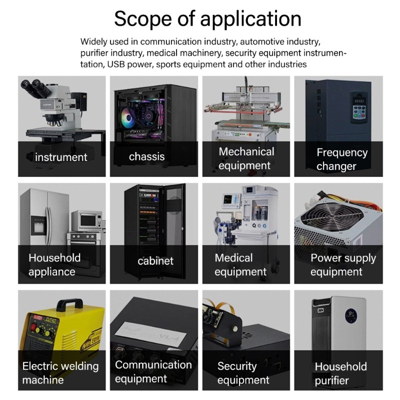 Two Cooling Fan Heat Sink Fan For 5V M.2 NVMe SSD Maintains Safe ...