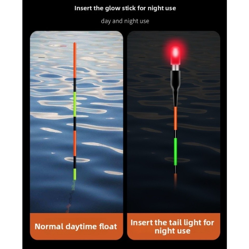 For Night Fishing LED Fishing Float Night Fishing Light High Visibility ...