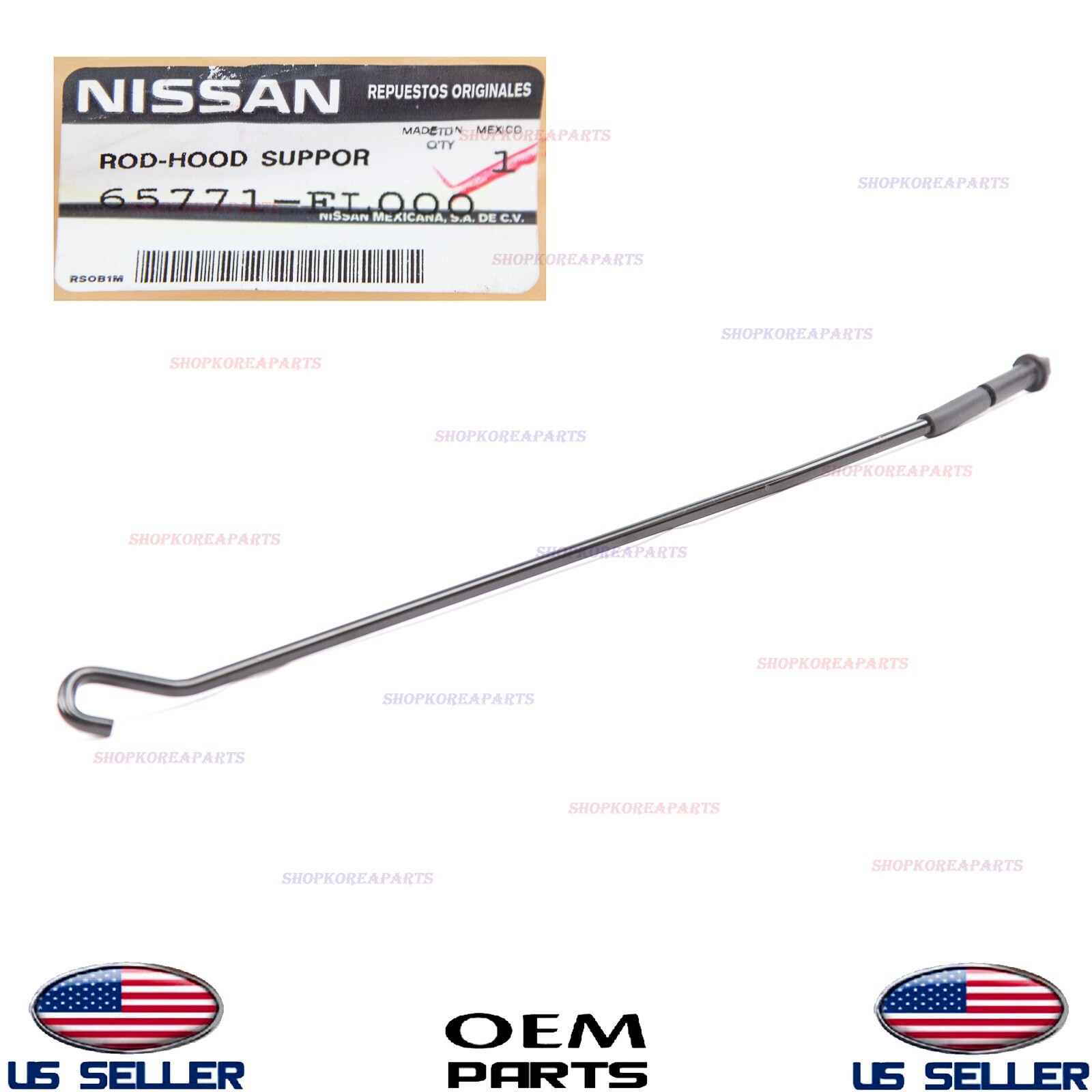 Nissan 65771EL000 Genuine OEM Factory Original Support Rod for sale ...