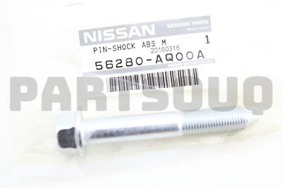 Genuine Nissan Rear Shock Bolt 56280-AQ00A | OE | Rear | Bolts | Shock