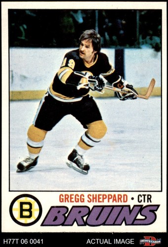 1977 Topps #95 Gregg Sheppard Bruins 8 - NM/MT | eBay