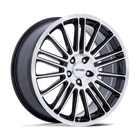 Petrol PE001 P1D 17X8 5X112 40 72.56 GLOSS BLACK W/ MACHINED FACE Wheel ...