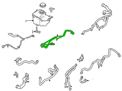 GENUINE LAND ROVER INTERCOOLER HOSE RANGE ROVER VELAR LR091810 | eBay