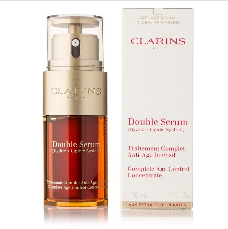 50 ml. Clarins Double Serum (hydric + Lipidic System) Age Control ...