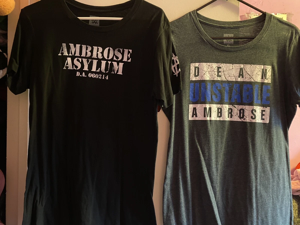 Wwe Dean Ambrose Unstable Hands Tshirt Black Ebay WWE DEAN AMBROSE ...