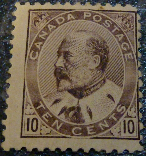 CANADA POSTAGE STAMP SG182 TEN CENTS BROWN/LILAC MOUNTED MINT | eBay