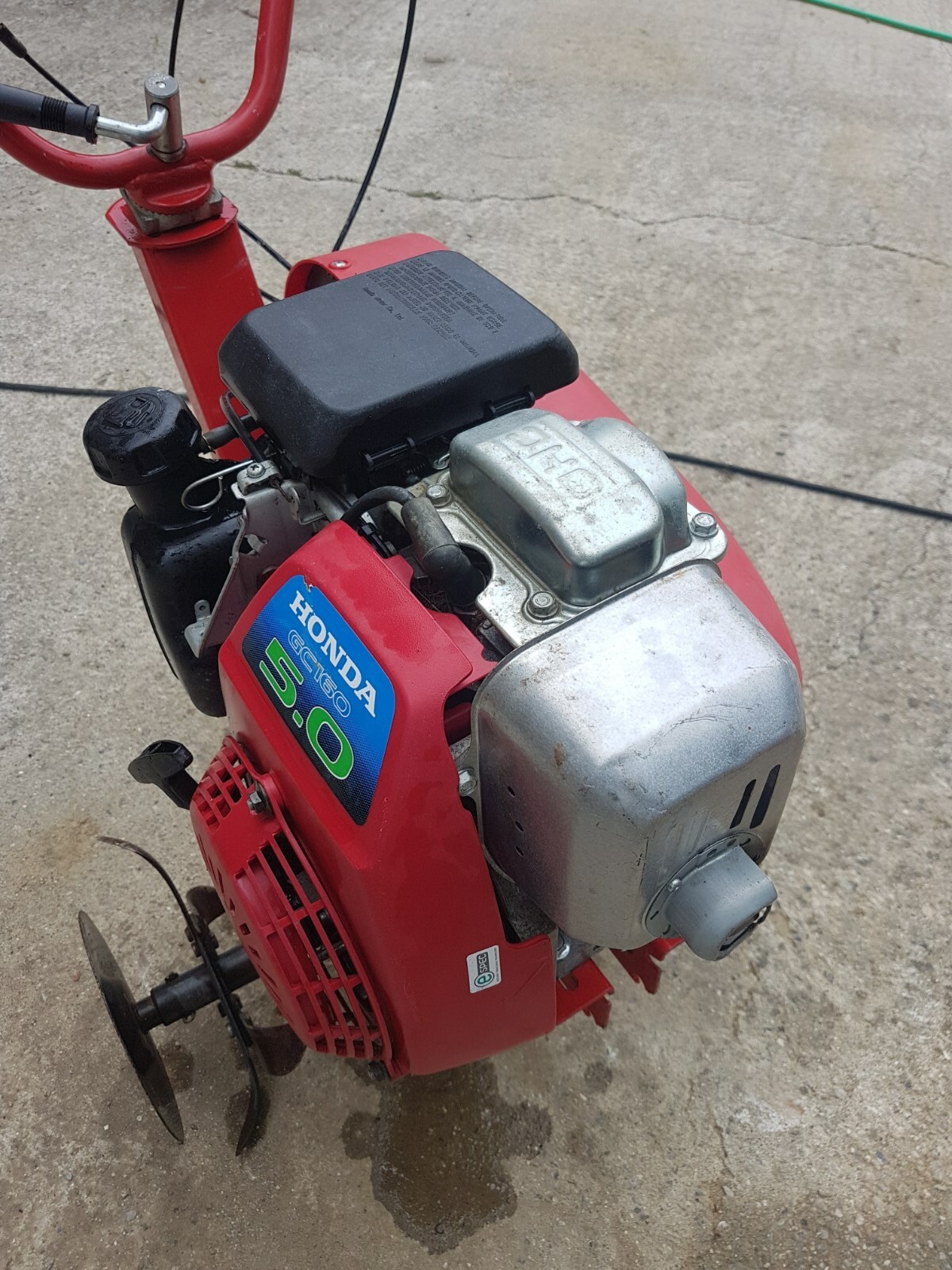 Sterkins Honda powered 5.0 rotovator. This can be available in Two ...