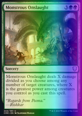 Magic the Gathering MTG Monstrous Onslaught (244) Commander Legends LP ...