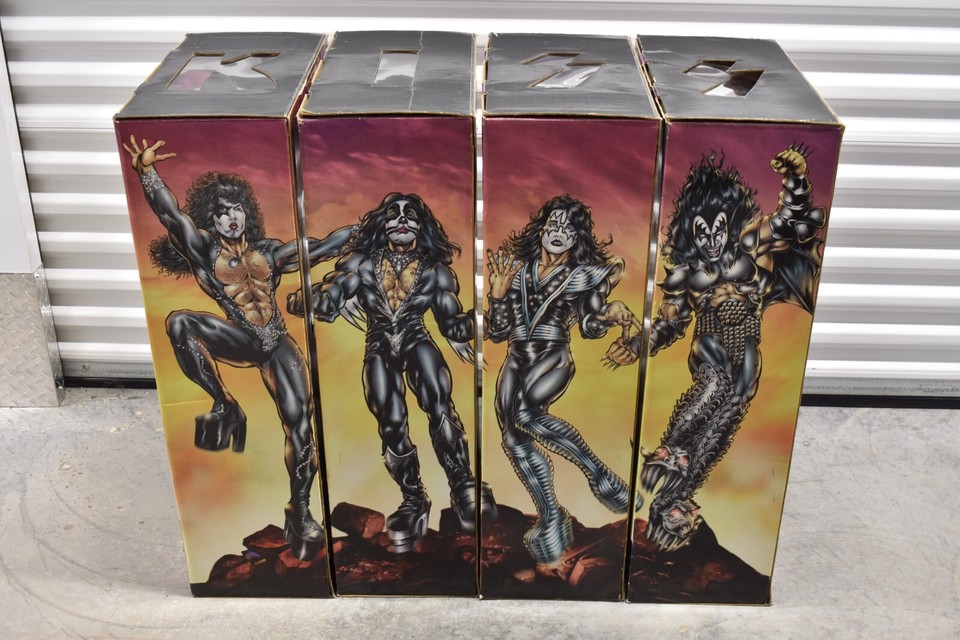 Set of All 4 ~ KISS 1998 Destroyer Limited Edition 24" Action Figure ...