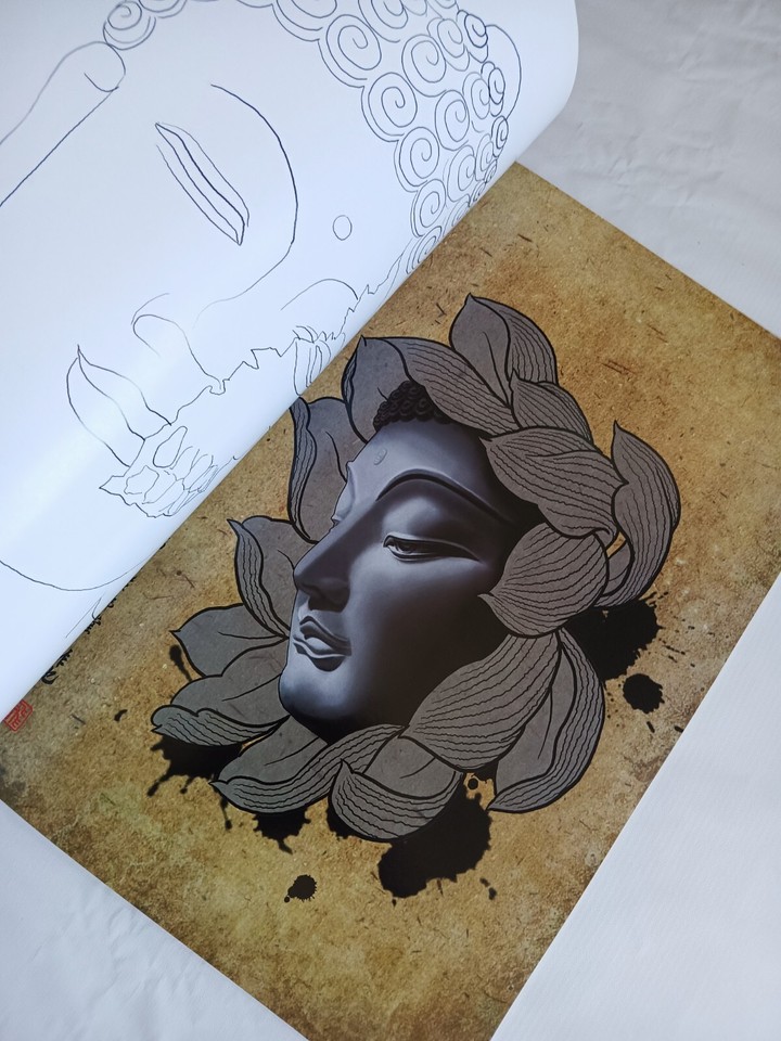 Traditional Chinese Style The Orient Lucky Tattoo Flash & Line Drawing ...