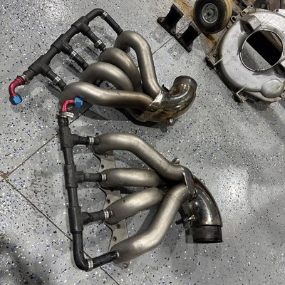 CMI BIGBLOCK MERCURY MARINE HEADERS STAINLESS BBC blown boat offshore ...