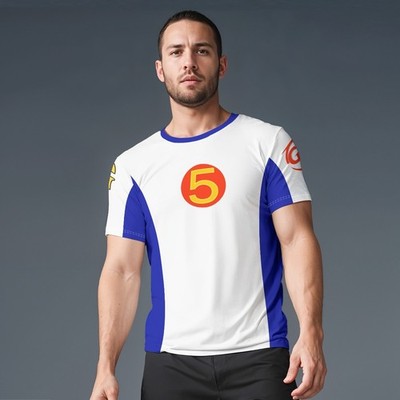Speed Uniform Racer Shirt Mach 5 Costume | eBay