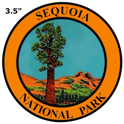 Sequoia National Park Patch Iron-On Embroidered Applique Nature Badge ...