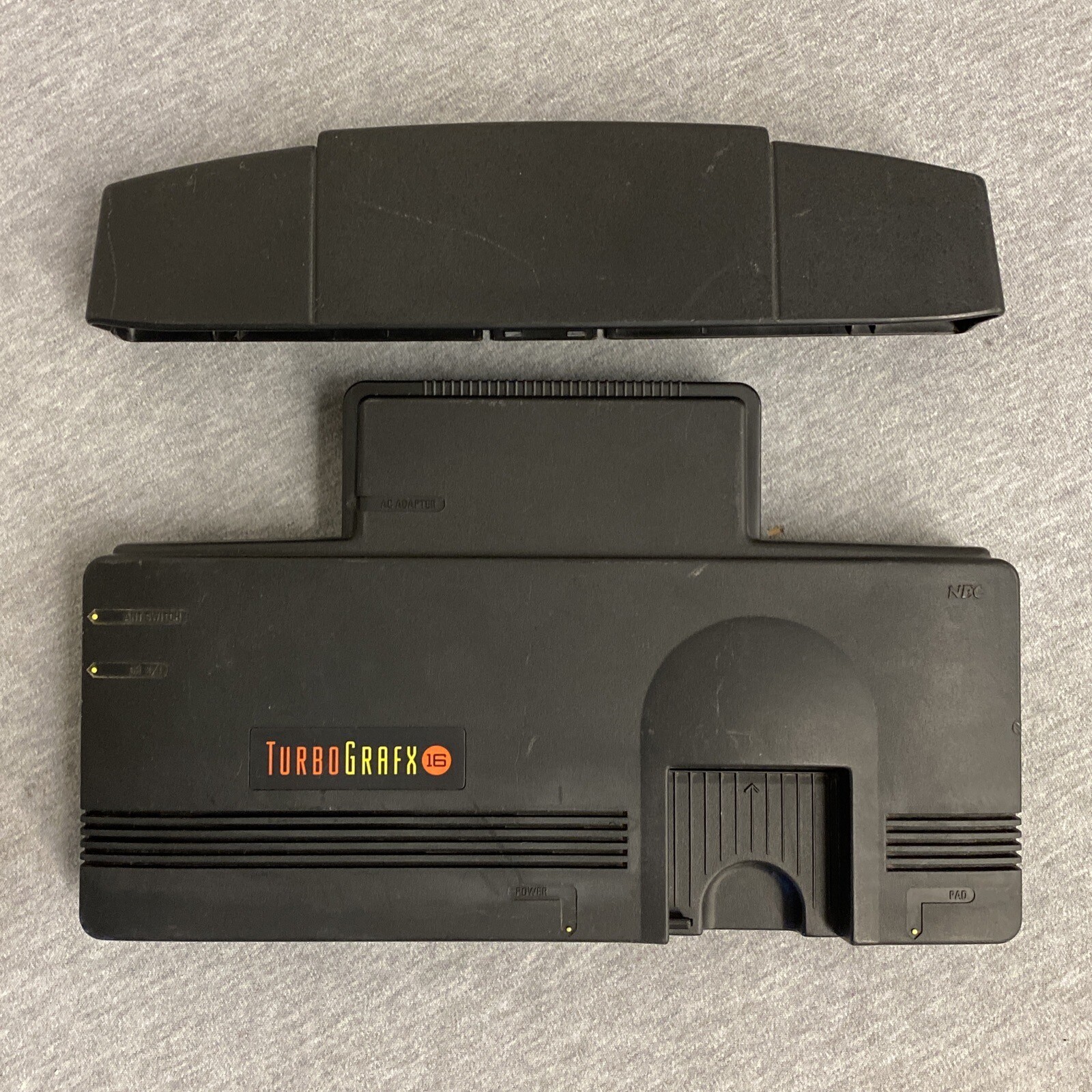 TurboGrafx-16 TG16 System Black Console Only **No Cords/Controllers ...