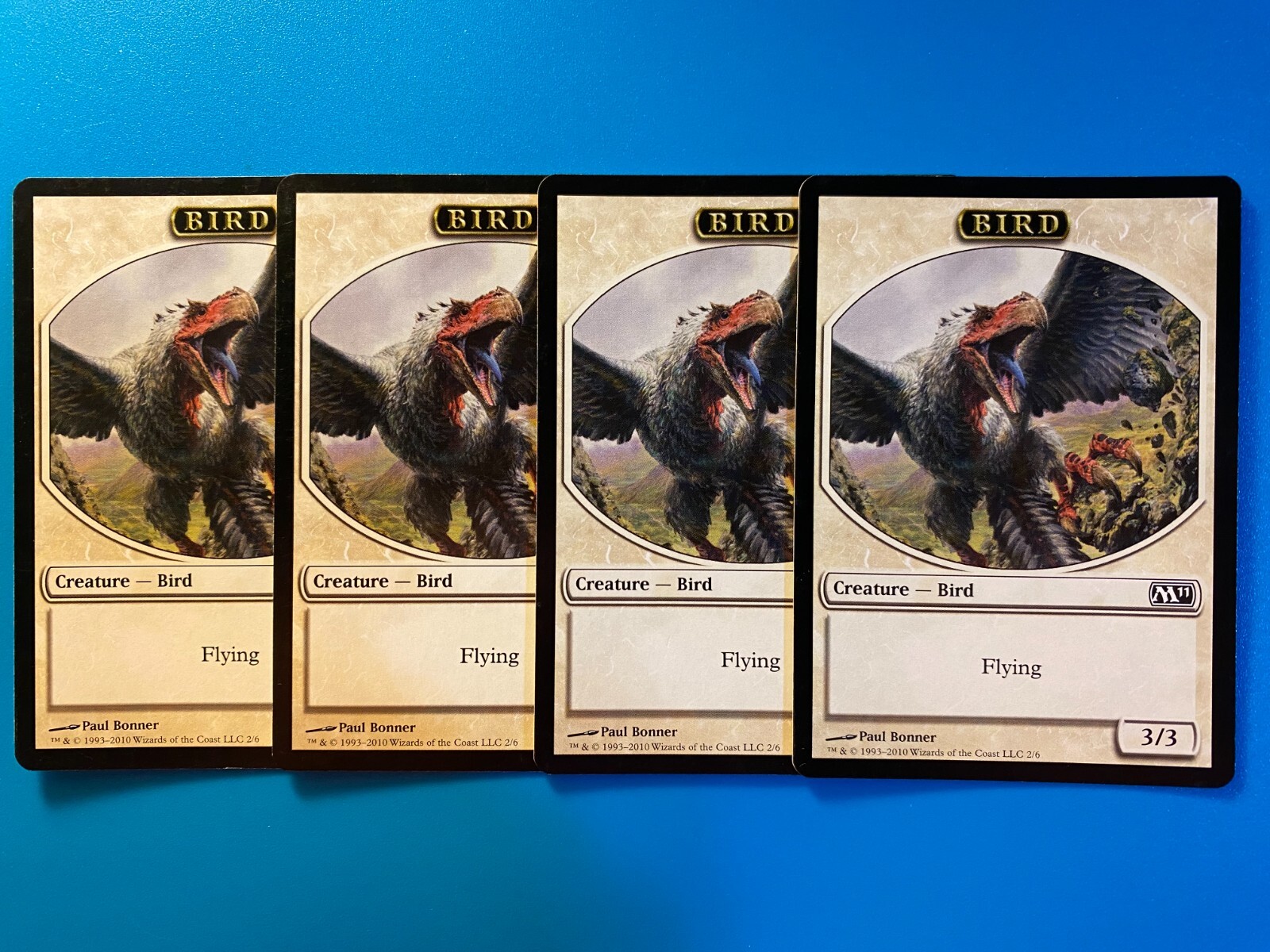 MTG 4x Bird Token Core Set 2011 M11 Pauper Magic the Gathering Card x4 ...