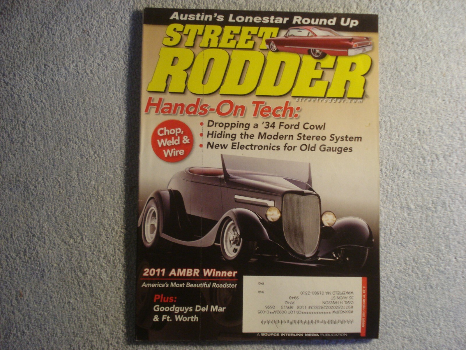 Street Rodder 2011 August Classic Hot Rod Modified Custom Cars and ...