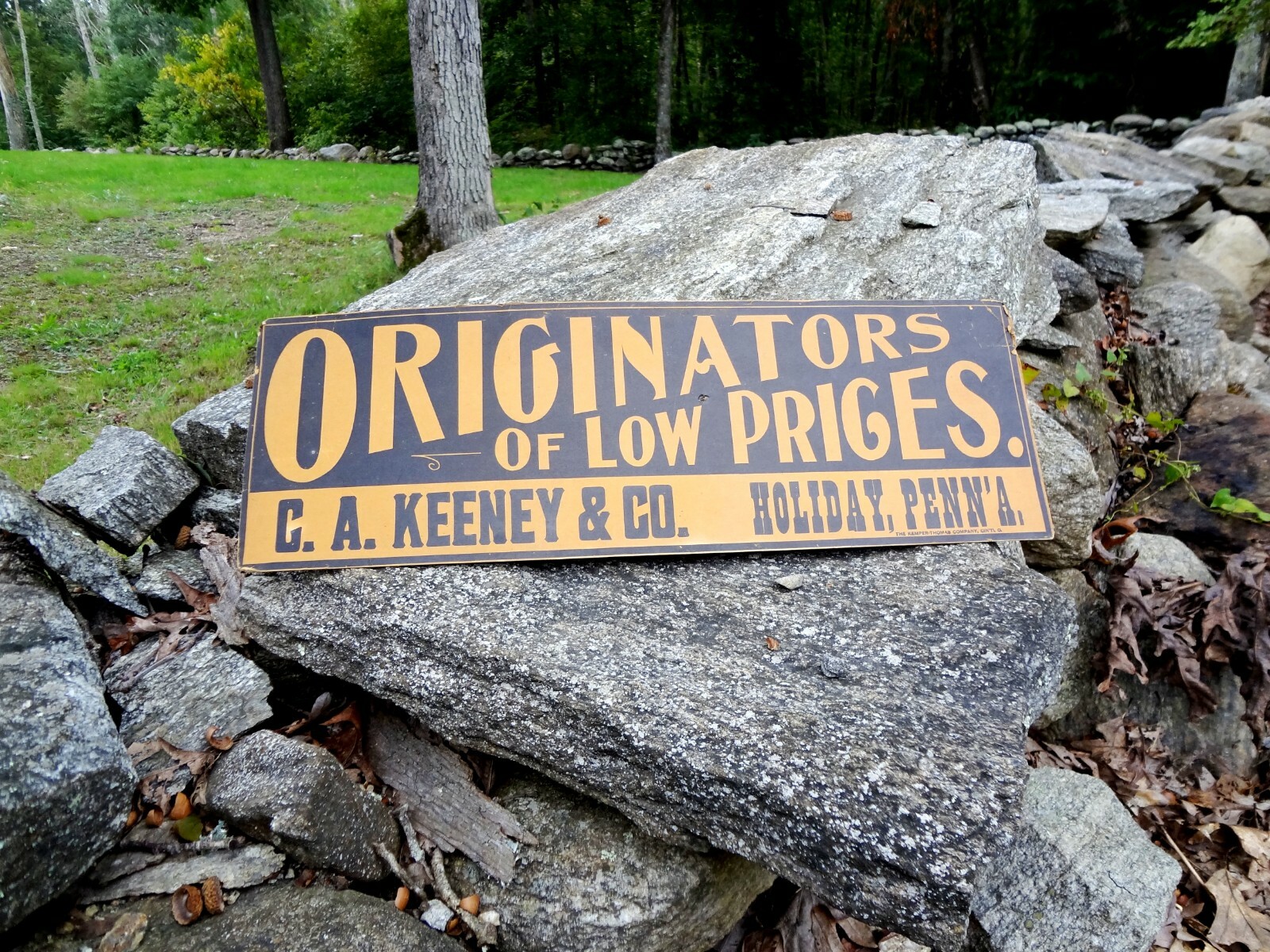 Vintage 1910 Original Kemper Thomas Trolley Car Company Store Trade Ad ...