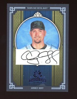 2005 Donruss Diamond Kings Aubrey Huff Blue Auto 1/1 Rays | eBay