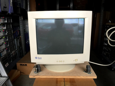SUN Monitor 17-inches FLAT CRT , 365-1396, X7126A, W:30d, Test-PASS | eBay