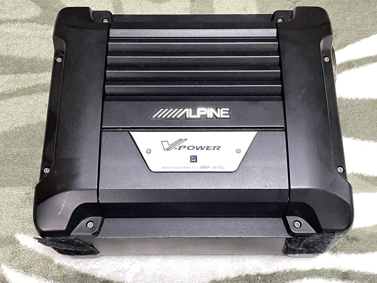 Alpine MRP M350 Mono Amplifier V-power 350w 1 Channel Subwoofer Amp ...