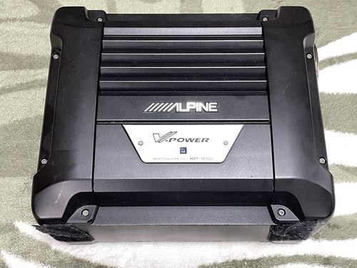 Alpine MRP M350 Mono Amplifier V-power 350w 1 Channel Subwoofer Amp ...