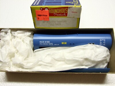 HO Roundhouse Kit 7653: RAIX 50' Modern Single Dome Tank Car 6183 (174 ...