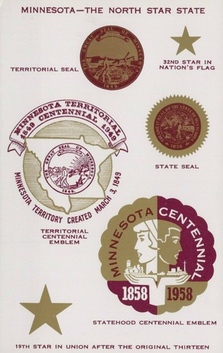 Minnesota-The North Star State Minneapolis Minnesota Vintage Chrome ...