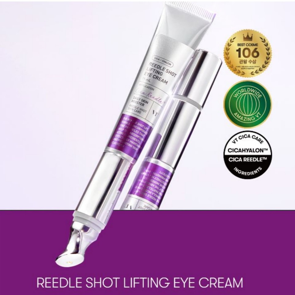 VT COSMETICS Reedle Shot Lifting Serum 30ml + Eye Cream 15ml + Cream ...