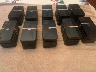 ( Lot of 50 ) Apple iPhone 12 back rear housing glass chasis black | eBay