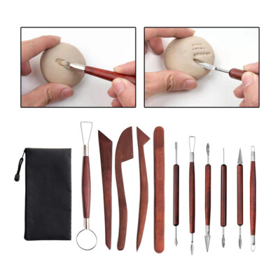 12pcs Clay Sculpting Tools Ceramic DIY Pottery Carving Tool for ...