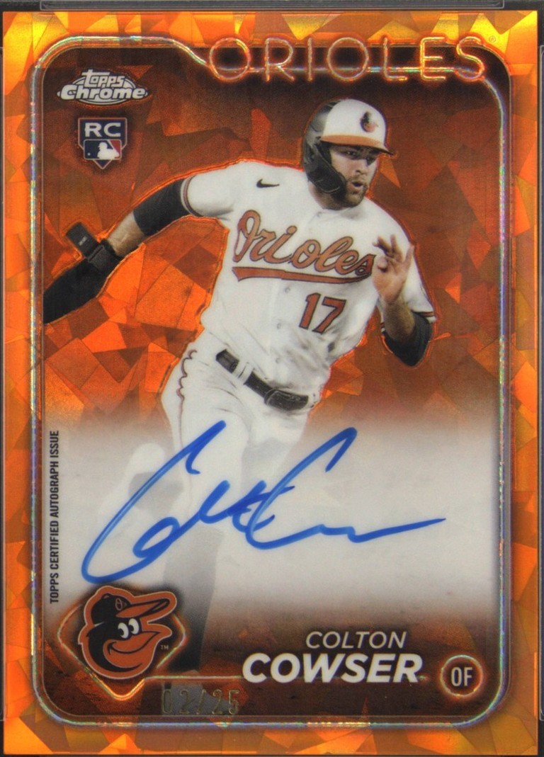 2024 Topps Chrome Sapphire Edition - Autographs Colton Cowser #CSA-CC ...