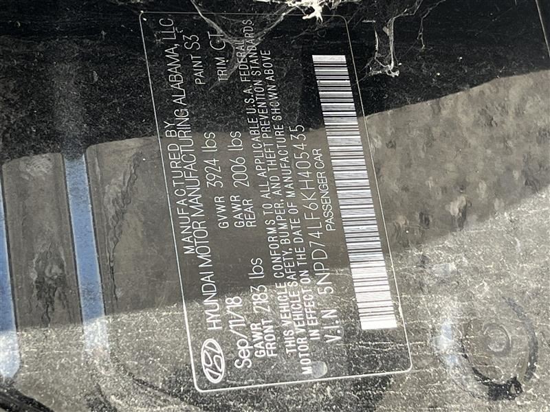 Driver Left Center Pillar Sedan Turbo Fits 17-20 ELANTRA 2978265 | eBay