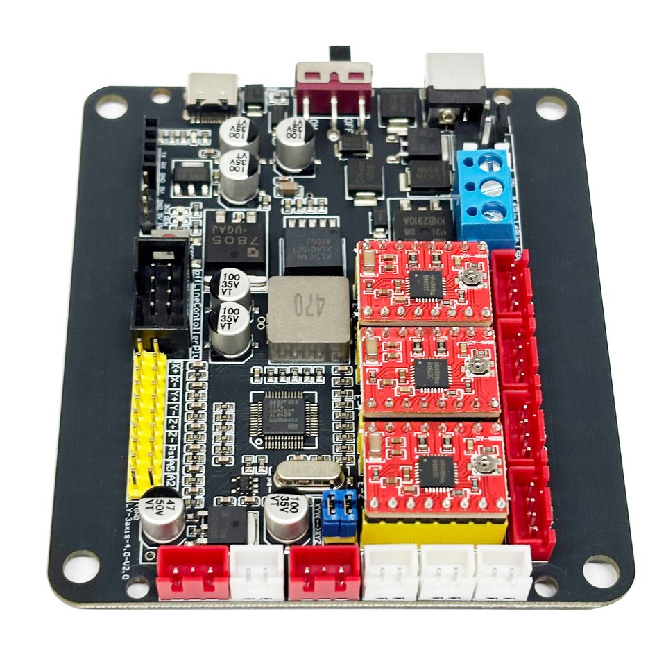 32bits GRBL Controller 3 Axis Driver Board Stepper Motor Drive for CNC ...