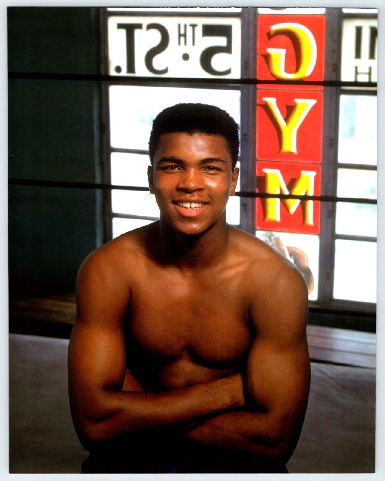 YOUNG CASSIUS CLAY MUHAMMAD ALI BOXING 8"X10" Book Page Clipping M599 B ...