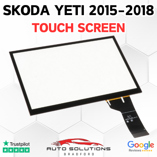 SKODA YETI 2015 2016 2017 2018 TOUCH SCREEN DIGITIZER MEDIA HEAD UNIT ...