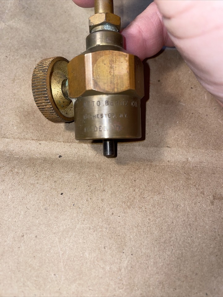 Vintage Otto Bernz blow torch head model TX,propane,Brass Rochester NY ...