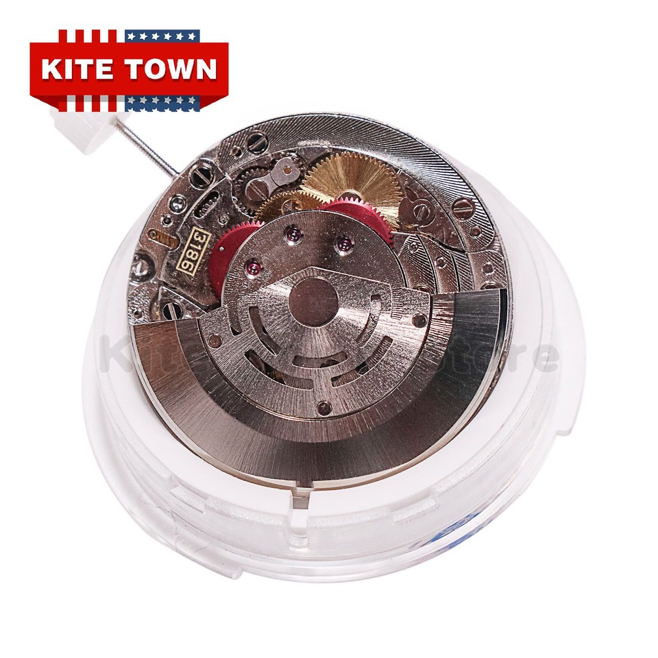 Watch Movement for 3186 GMT II Perlage Mechanical Automatic Movement ...