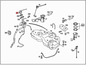 Genuine MERCEDES V251 C292 W164 W166 X164 X166 Tank filler cap ...
