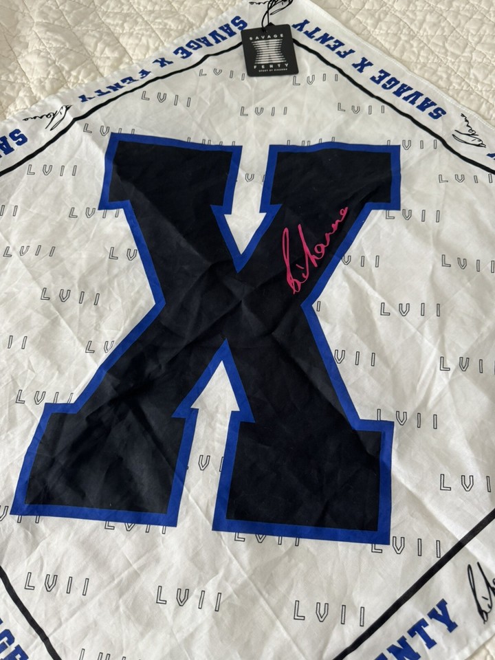 Super Bowl LV11 Rihanna Savage X Fenty Bandana Sport NWT Streetwear ...