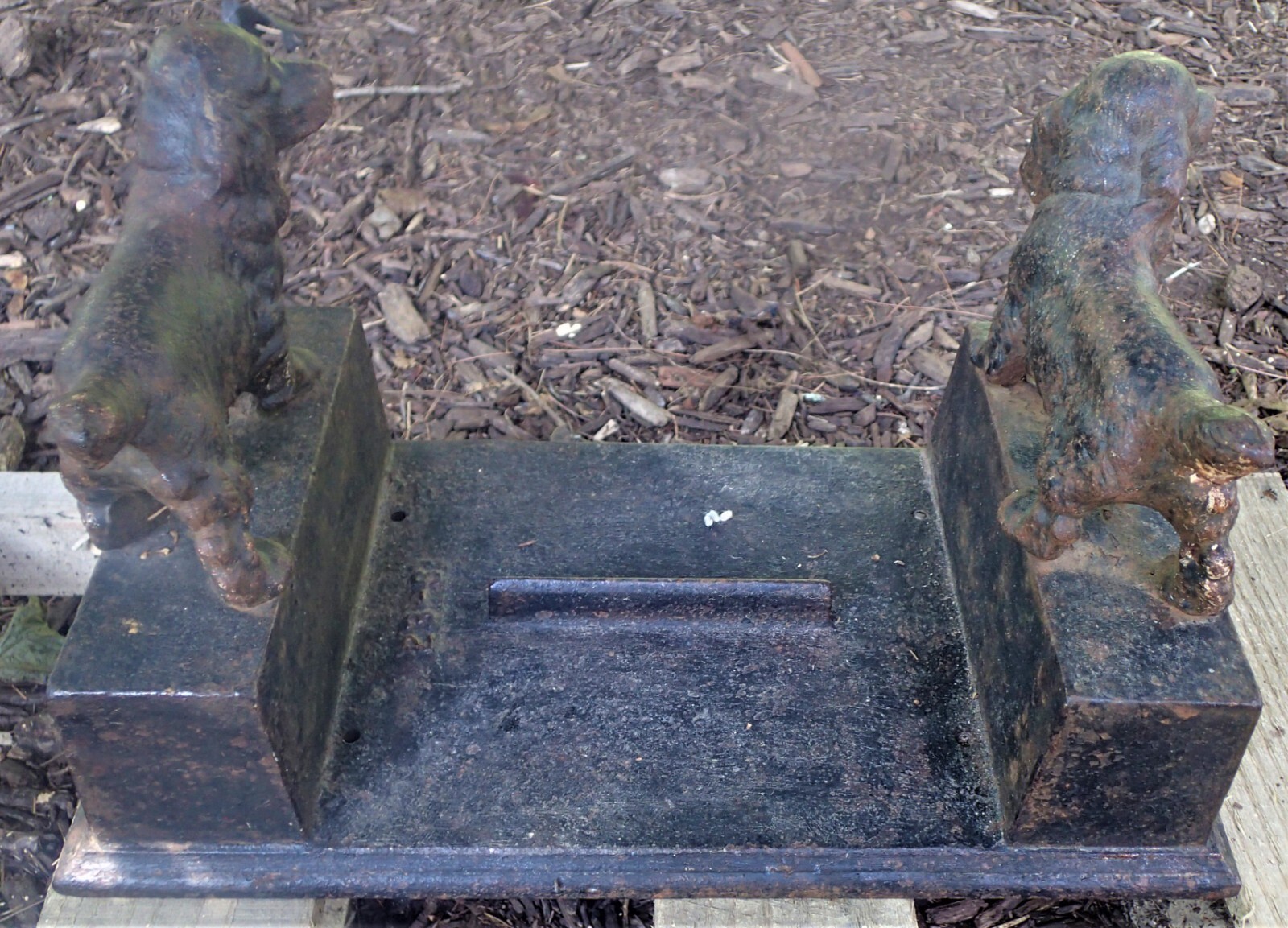 ANTIQUE COUNTRY HOME HUBLEY CAST IRON COCKER SPANIEL DOG BOOT SCRAPER ...