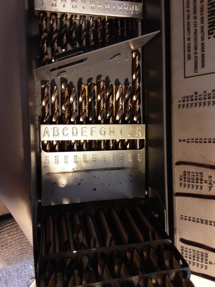 115 Pc. Precision Twist Drill Bit Set in Huot Case PTD HSS -8 pcs | eBay
