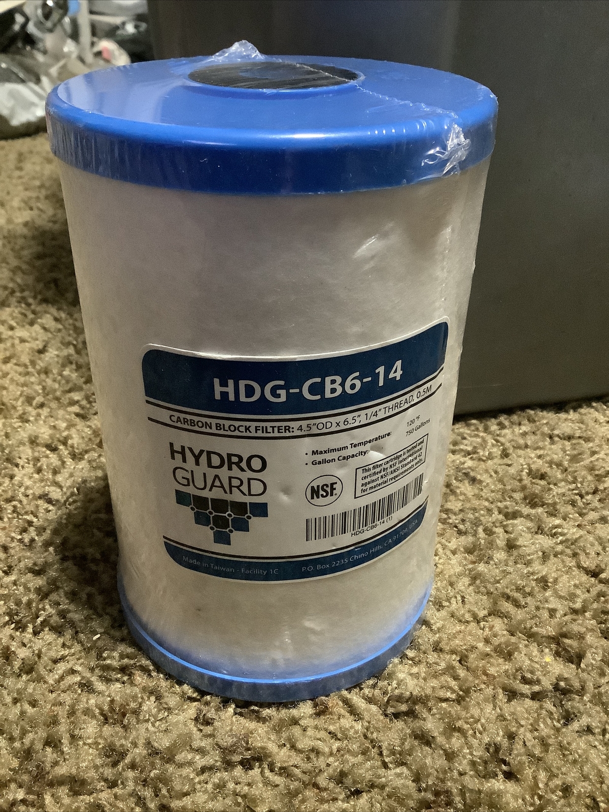 Hydro Guard HDG-CB6-14 Cb6 Solid Carbon BLOCK Filter for sale online | eBay