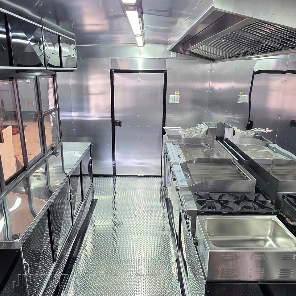 Fully Equipped Mobile Kitchen Food Trailer - Dual Axle Concession Stand ...