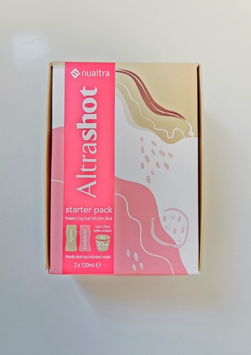 Nualtra Altrashot Starter Pack 2 x 120ml Vanilla Strawberry Shot Cups ...