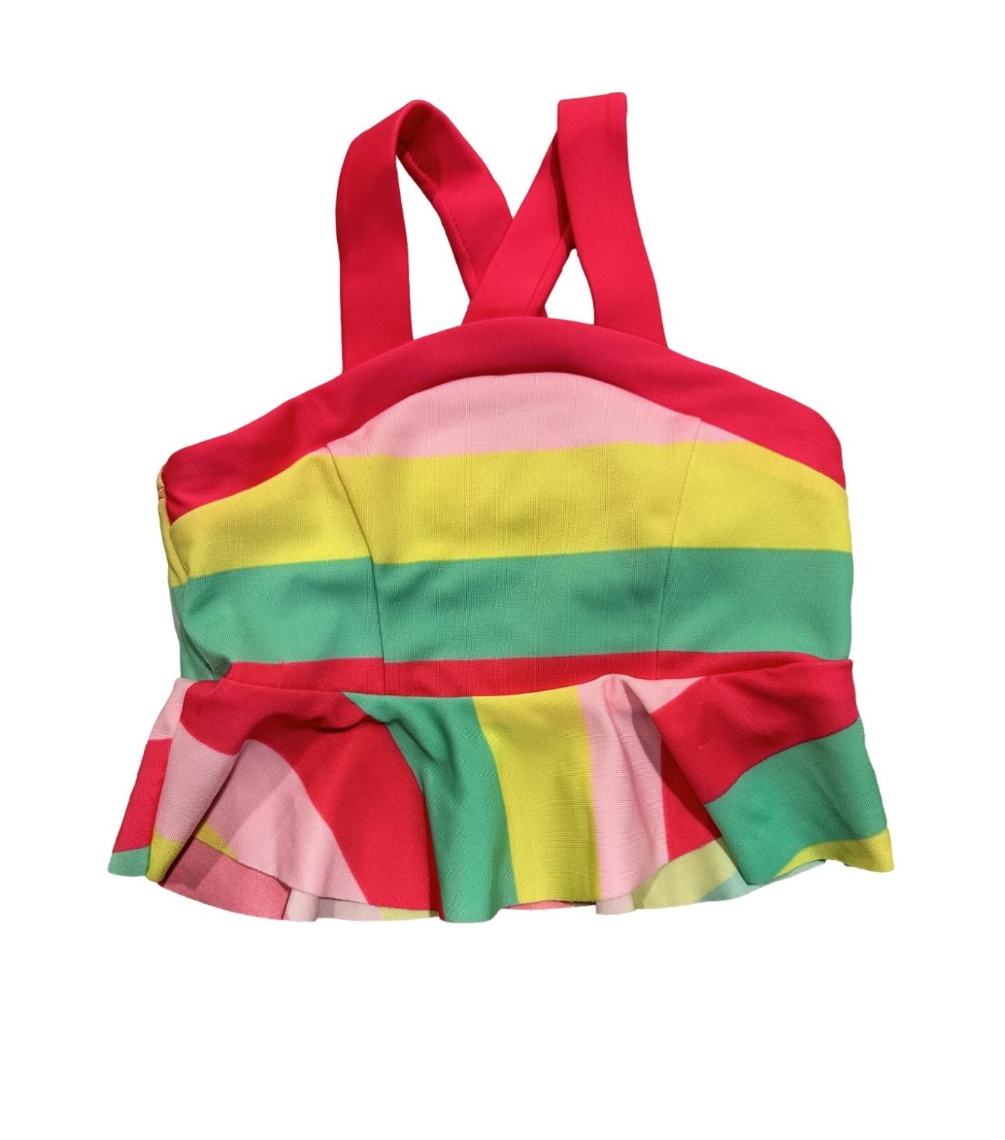 Cat & Jack- Baby Girls' Rainbow Stripe Tankini 12M | eBay