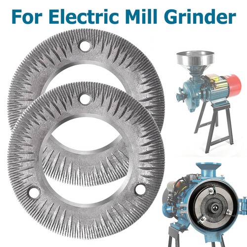 2PCS Grinding Sheets Discs 3000W110V Electric Grain Mill Grinder ...
