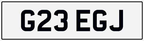 G23 EGJ GREG GREGG GREIG GREGOR PRIVATE REGISTRATION CHERISHED CAR ...